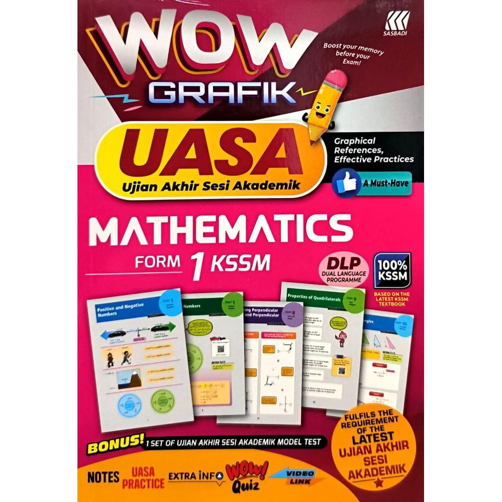 [BnB] USED UASA Ujian Akhir Sesi Akademik Mathematics (DLP) Form 1 KSSM ...