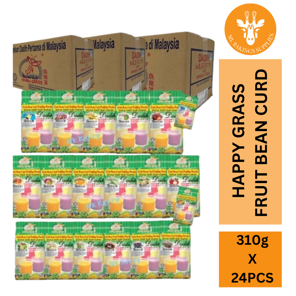 [READY STOCK] 100% NEW STOCK HAPPY GRASS DADIH ALL FRUIT BEANCURD ...