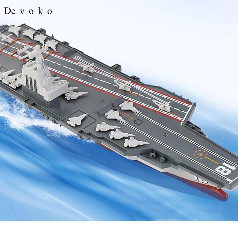 [Devoko] Simulation Warship Model RC Ship Charging 1:1000 Scale ...
