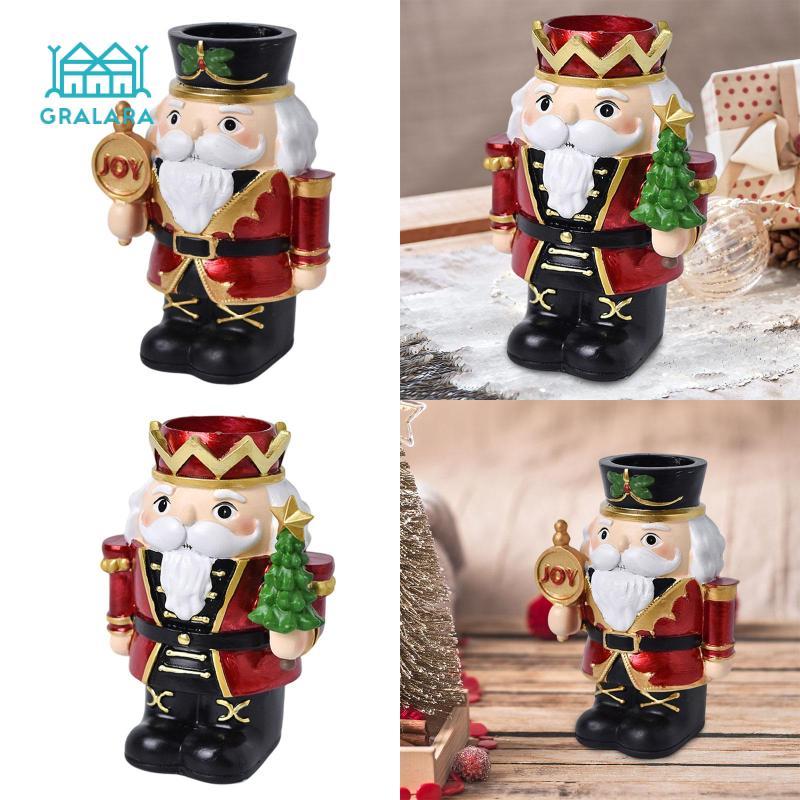 [Gralara] Nutcracker Statue Candle Holder Pillar Candles Candle Stand ...