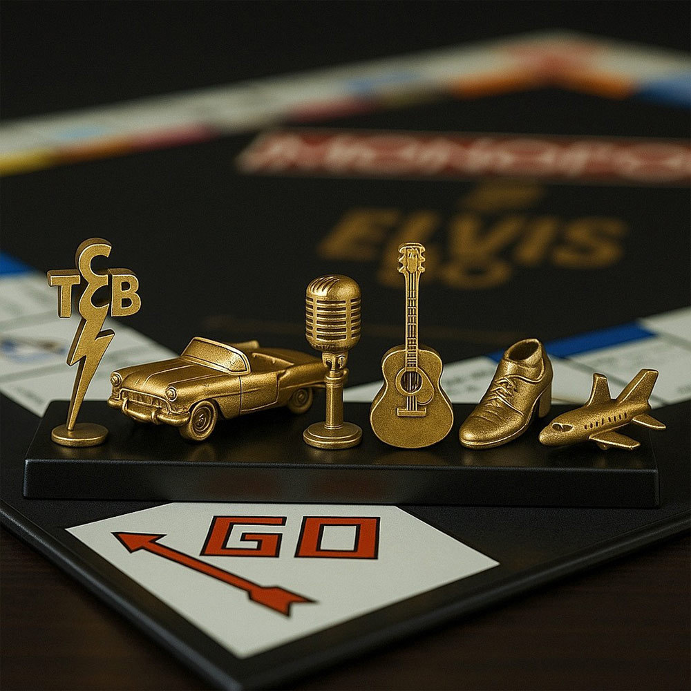 Monopoly board game card, King of Rock by Elvis Presley | Shopee Malaysia