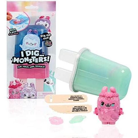 I Dig Monsters Popsicle Pack Single Collectible ASMR Toy with Random ...