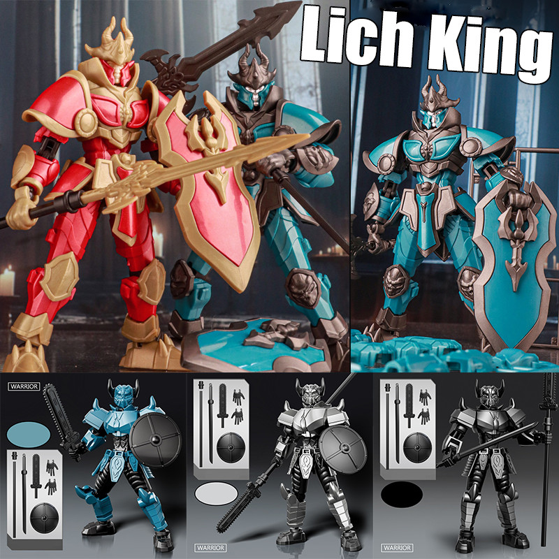 Lich King VS Paladin VS Doomsday Vanguard 3D Printing Toys Action ...