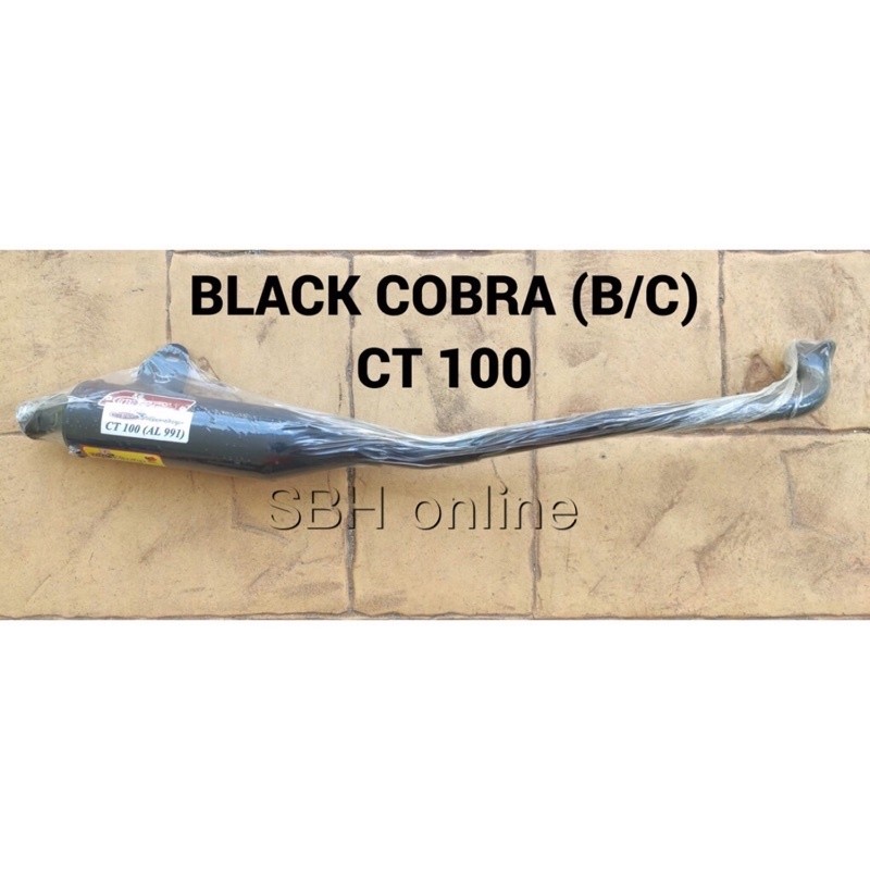 CT100 EXHAUST PIPE RACING ##EXHAUST RACING ##PIPE HITAM ##PIPE COBRA ...