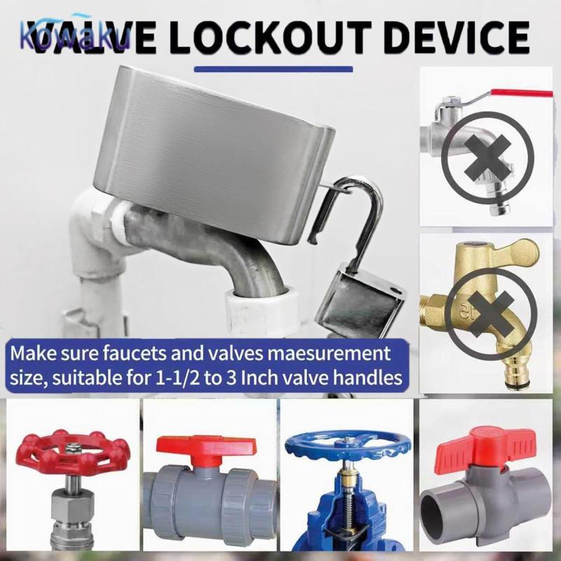 [vsrhkq] Outdoor Faucet Lock, Hose Lock, Portable Shut-off Valve with ...