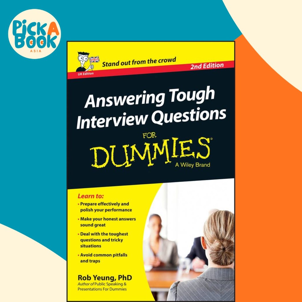 [100% Original Books] - Answering Tough Interview Questions For Dummies ...