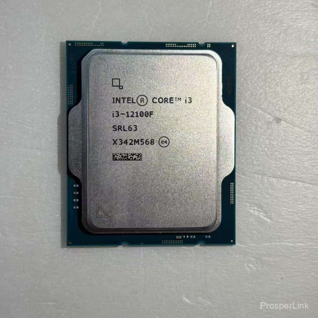 i3-12100F 12th Gen 1700 Jenama Baharu Pemproses Cip Longgar CPU Quad ...