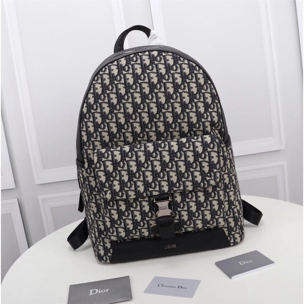 Dior Presbyopic Full Print Backpack Handbag Unisex dio Backpack ...