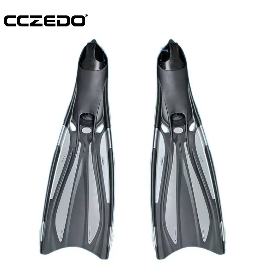 CCZedo Long Scuba Flippers Professional Non-slip Comfortable Diving ...