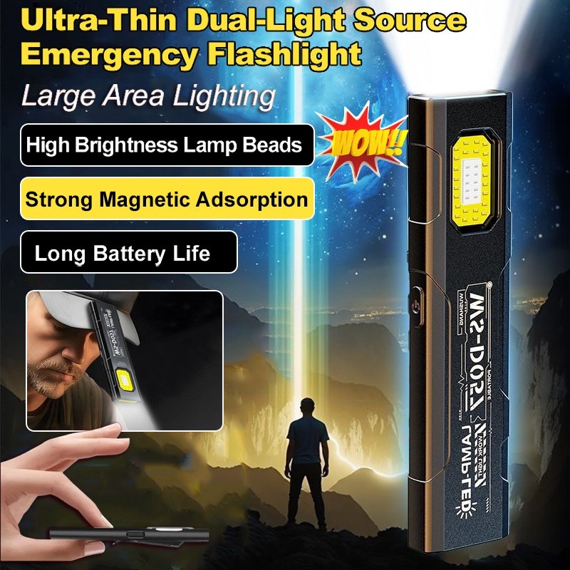 Hand electromagnetic mini super bright portable car emergency work ...