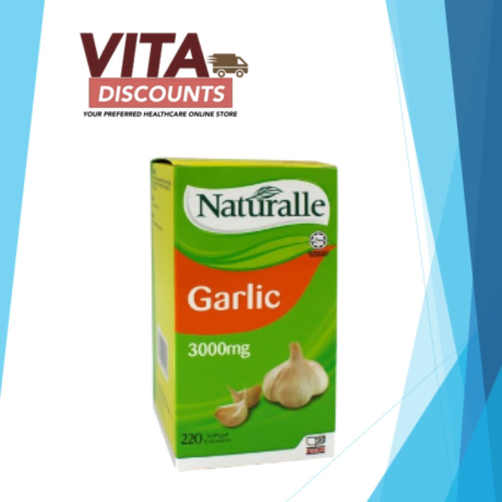 NATURALLE GARLIC 3000MG SGELS 220S PACK-OF-1/2 EXP06/2028 | Shopee Malaysia