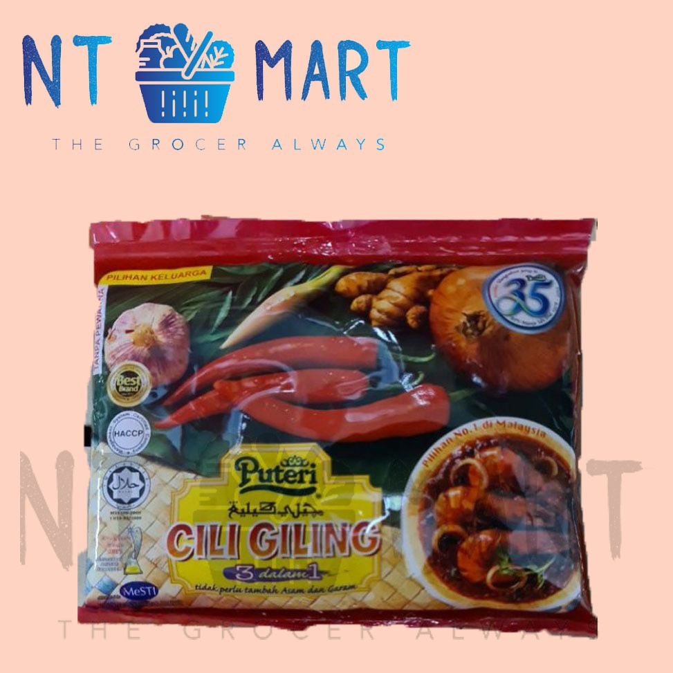 Puteri Cili Giling 3in1 200g/350G/800G | Shopee Malaysia