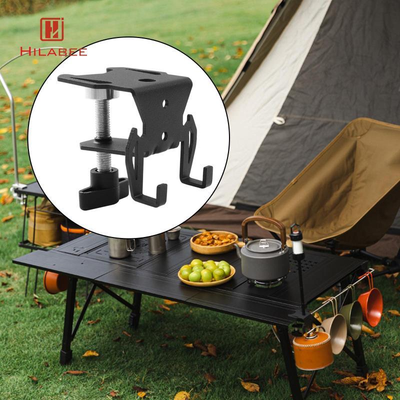 HILABEE Camp Fuel Canister Table Clamp Butane Tank Clamp Screw Save ...