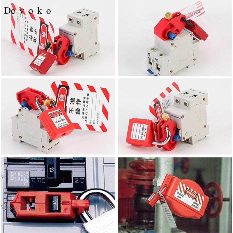 Devoko Safety Miniature Circuit Breaker Lockout Device with Twisted ...