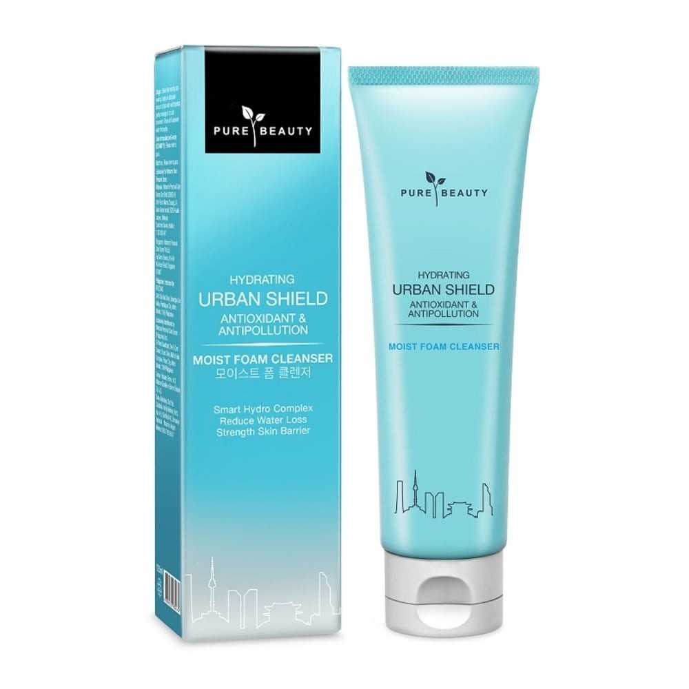 PURE BEAUTY Hydrating Urban Shield Moist Foam Cleanser 125ml - Hydro ...