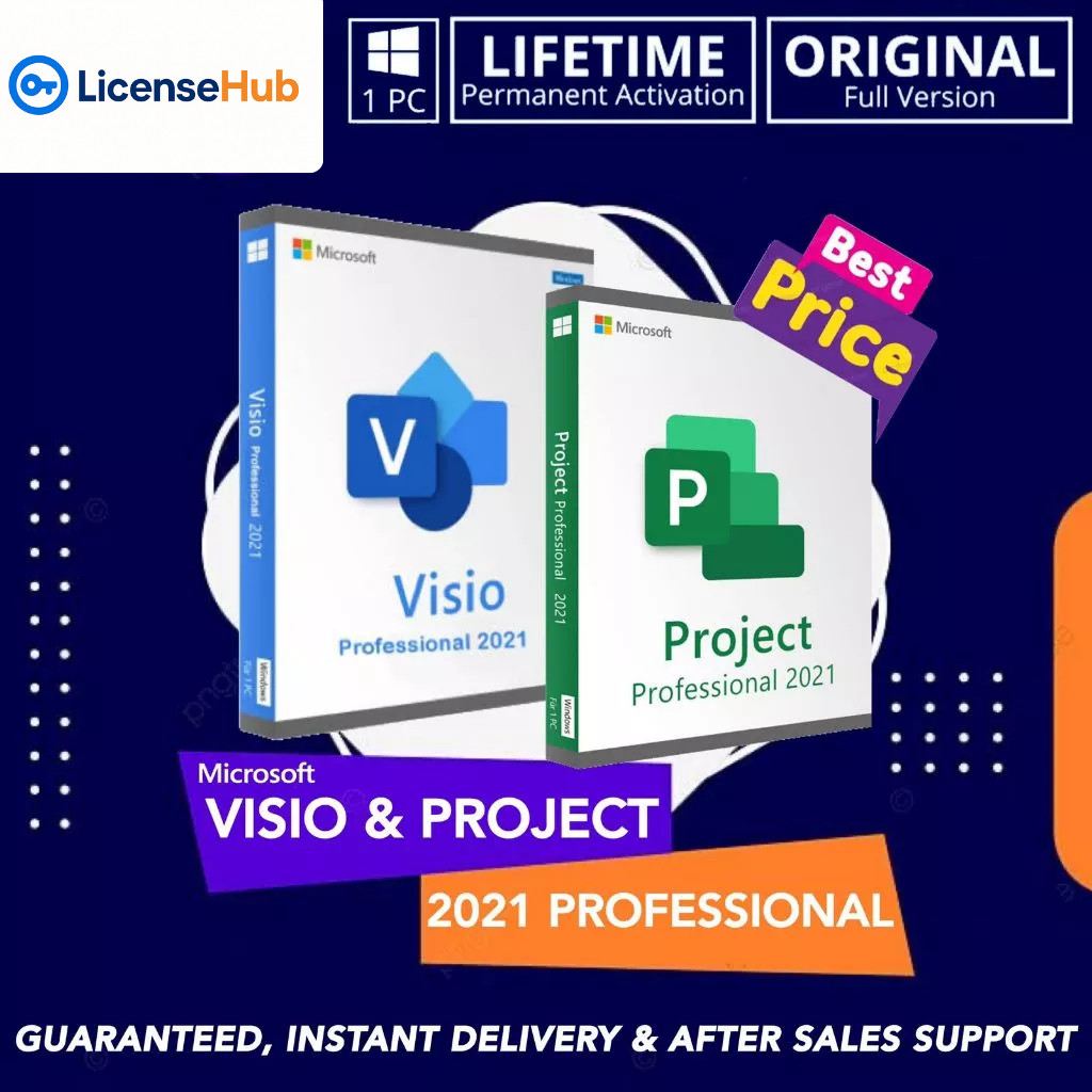 Microsoft Pro Package | Windows Pro + Office 365 Pro Plus + Visio Pro ...