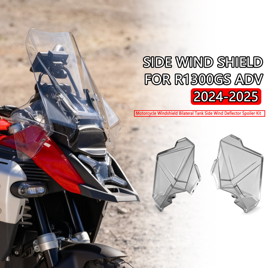 NEW Motorcycle Windshield Bilateral Tank Side Wind Deflector Spoiler ...