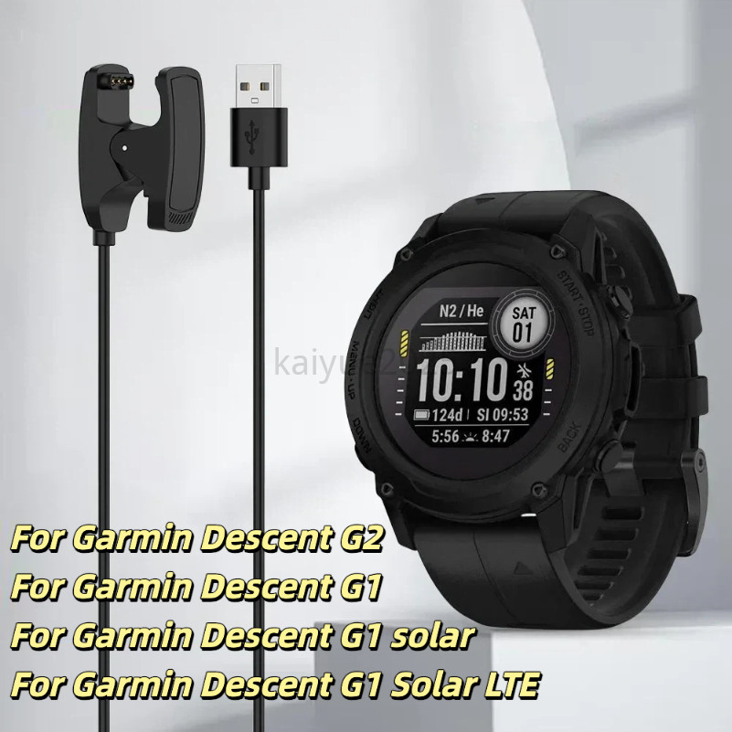 USB Charging Cable Dock for Garmin Descent G1 solar Smart watch Charge ...