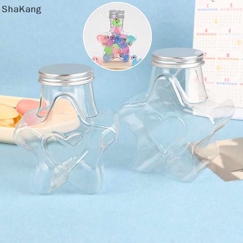 SKMY Star Shaped Doll Ornament Storage Box Plastic Bottle With Lids ...