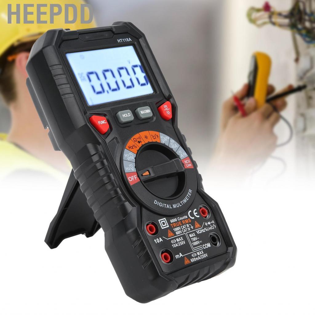 HEEPDD Eujgoov Digital Multimeter Automatic Range with DC/AC Voltage ...