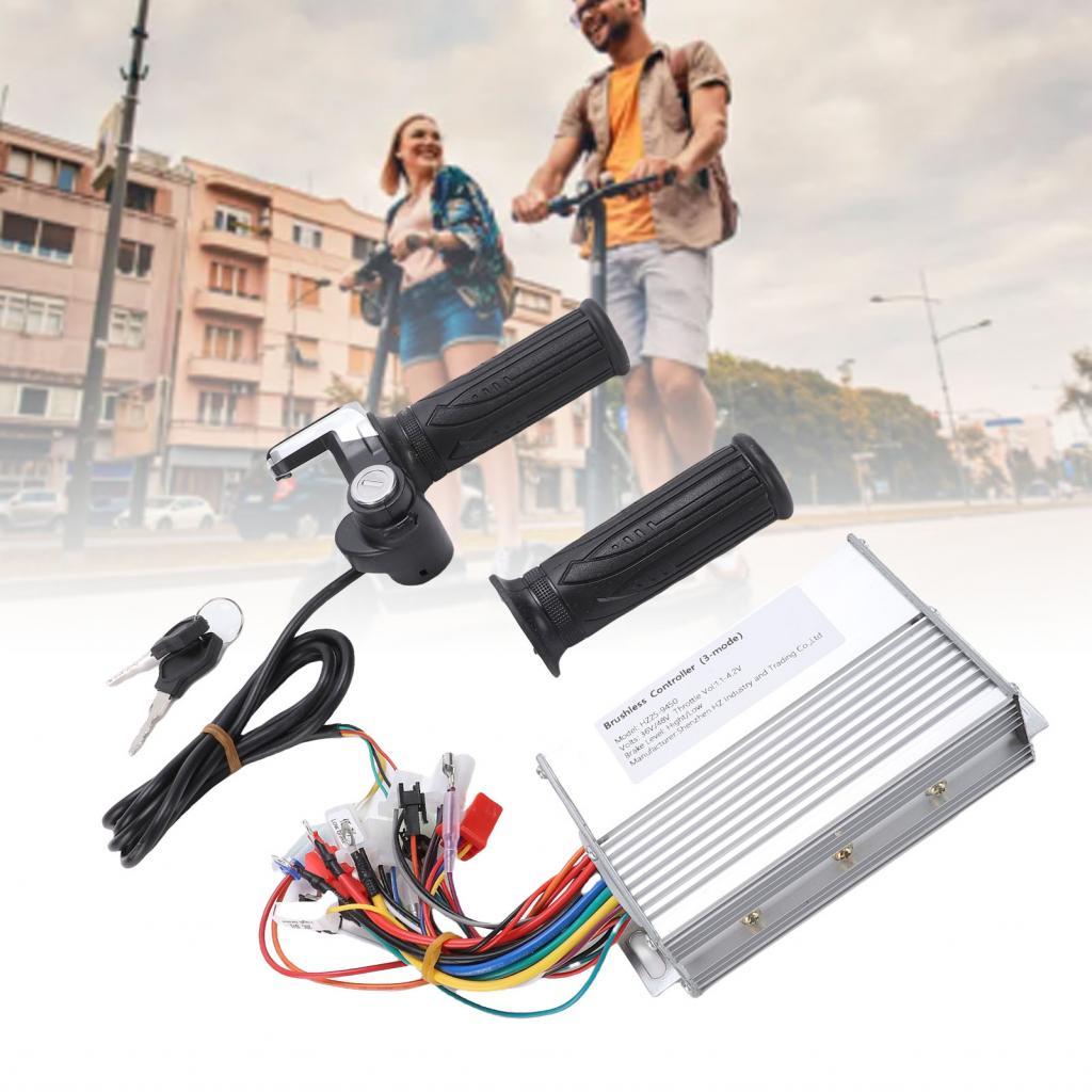 Electric Bike Conversion Kit with Scooter Brushless Motor Controller ...