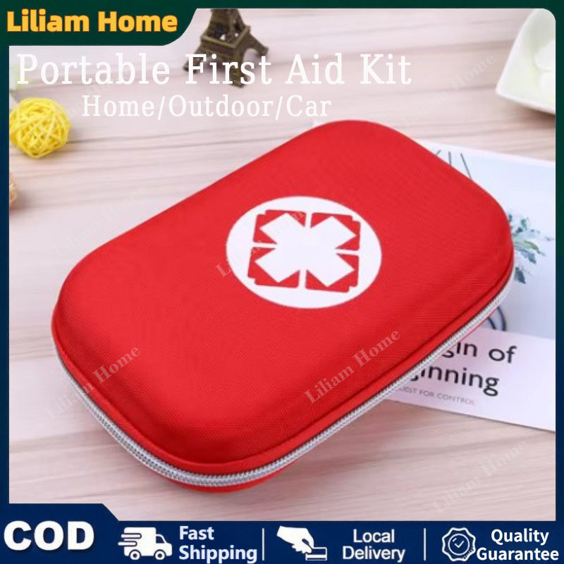 Large Portable Handheld EVA First Aid Kit Hard Shell Emergency Medical ...