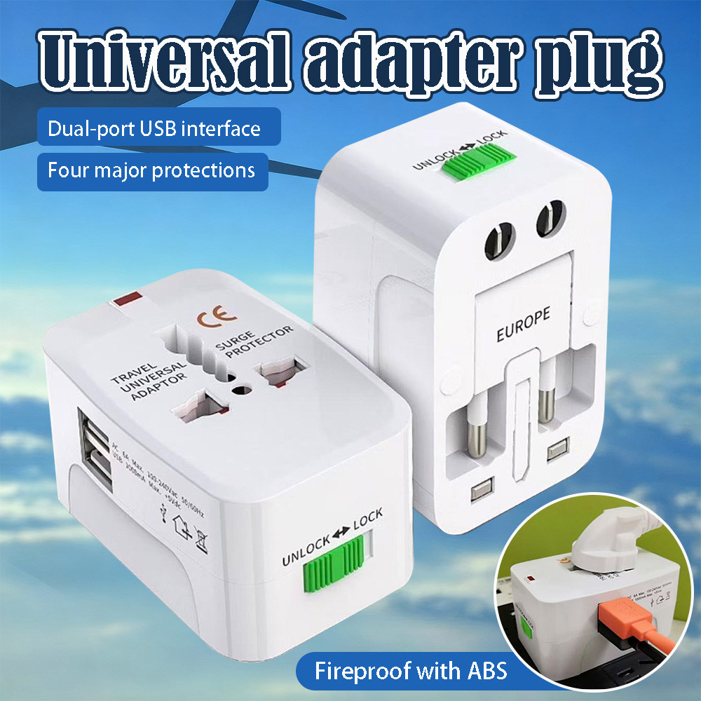 All In One Universal International Travel Adapter Plug Adaptor ...