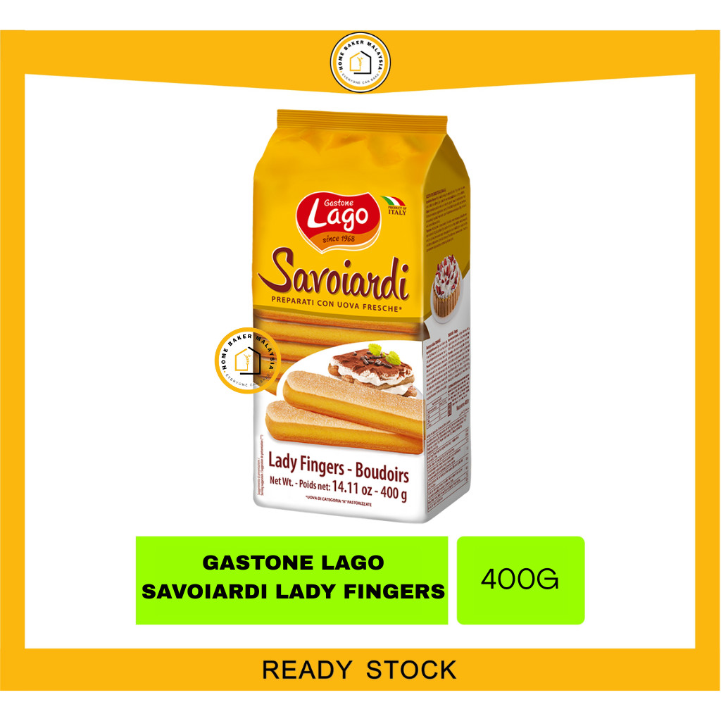 GASTONE LAGO SAVOIARDI LADY FINGERS / TIRAMISU BISCUIT CAKE 400G - HOME ...