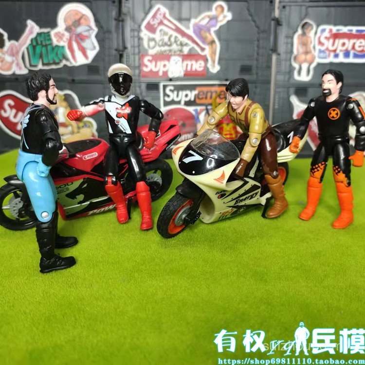 Hot-selling 1: 18 Yamaha Motorcycle Rider Model 12cm with Action Figure ...