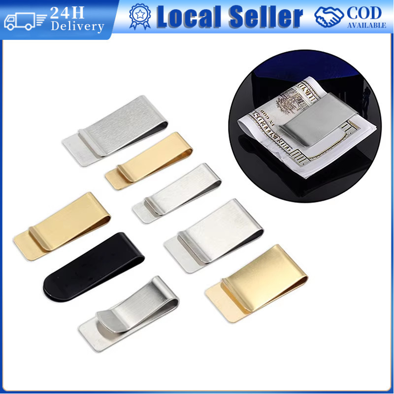 Money Clip Stainless Steel Multipurpose Banknote Cash Pocket Wallet ...