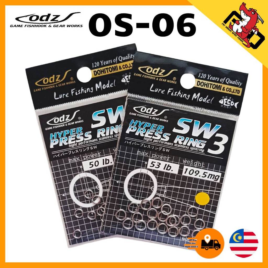 ODZ HYPER PRESS RING SW OS-06 SPLIT RING MADE IN JAPAN | Shopee Malaysia