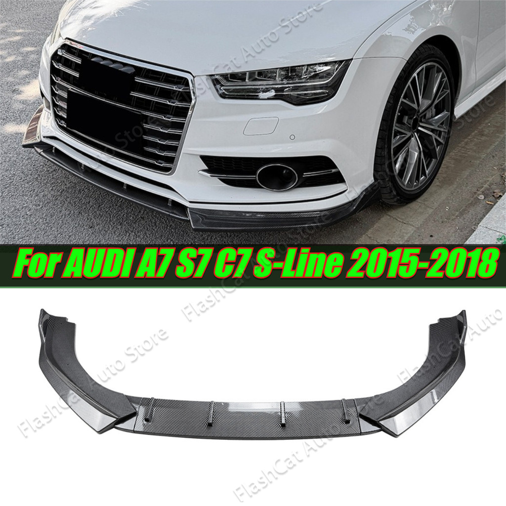 S7 C7 A7 Car Lower Splitter Diffuser Spoiler Body Kits Tuning Front ...