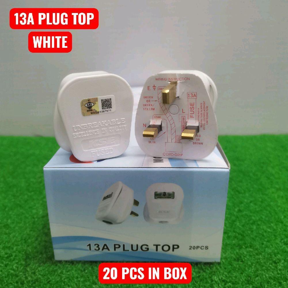 READY STOCK(SIRIM)13A PLUG TOP (WHITE)/13A 3 PIN PLUG TOP(SIRIM ...