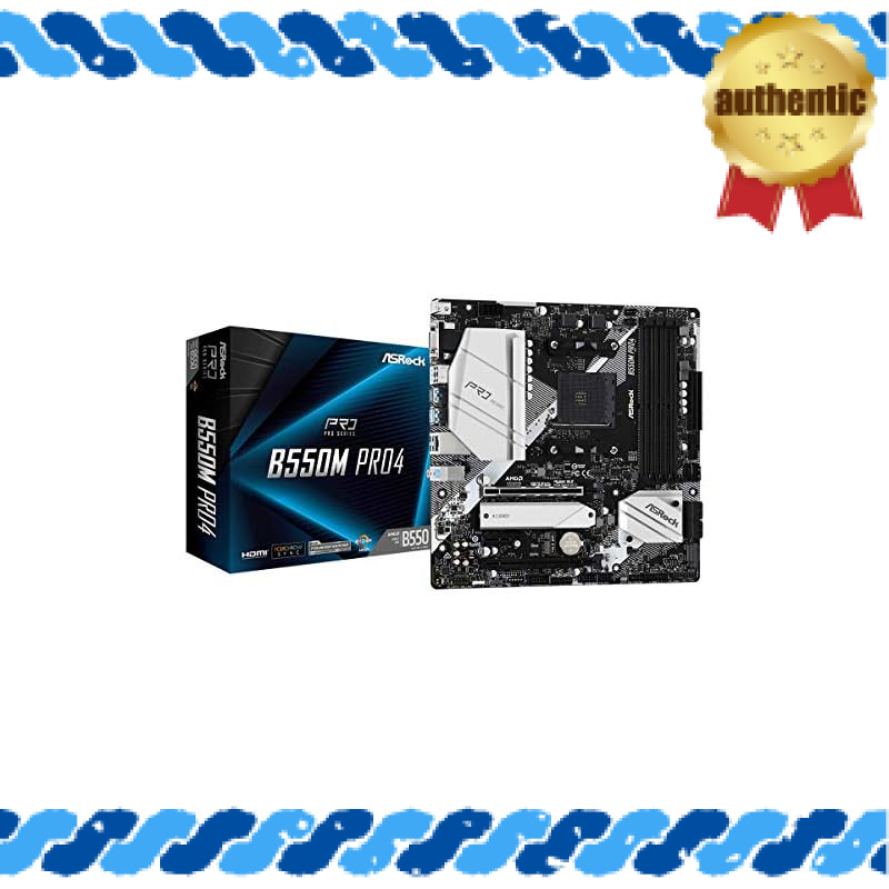 ASRock B550M Pro4 Micro ATX Motherboard AMD B550 Chipset Support Ryzen ...