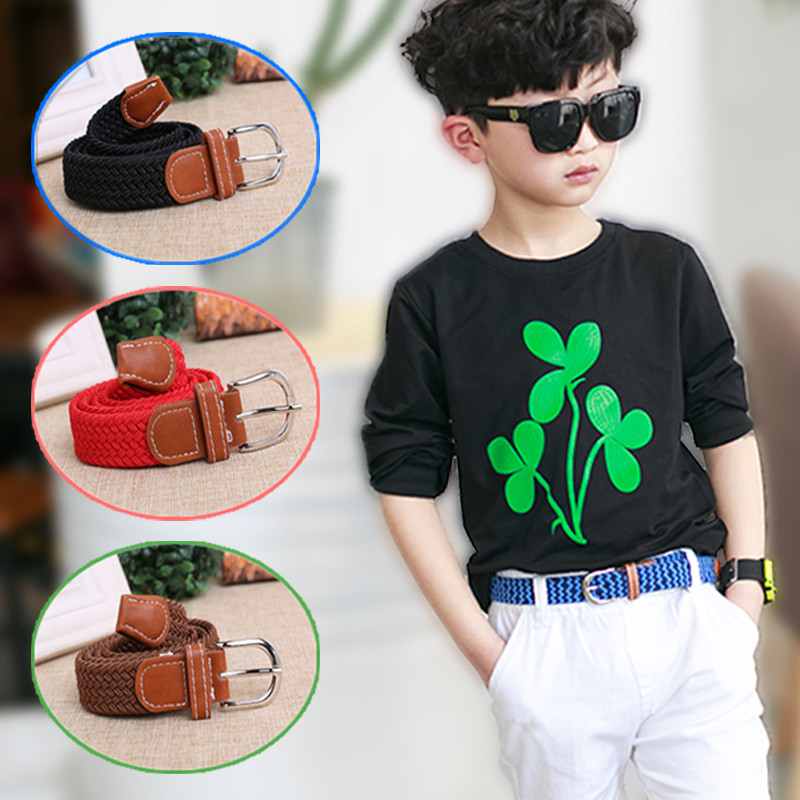 Elementary School Students Pants Belts Girls Boys Belts Elastic ...