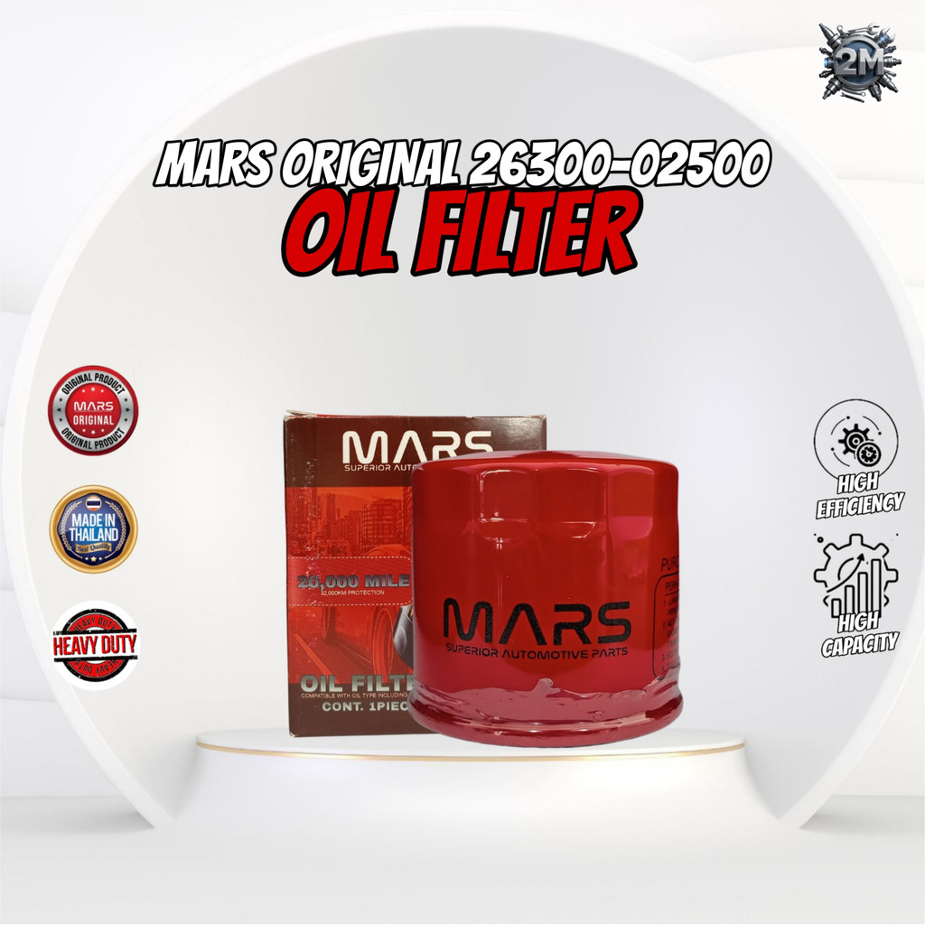MARS OIL FILTER HYUNDAI KIA CITRA SPECTRA SEPHIA RIA FORTE ELANTRA GETZ ...