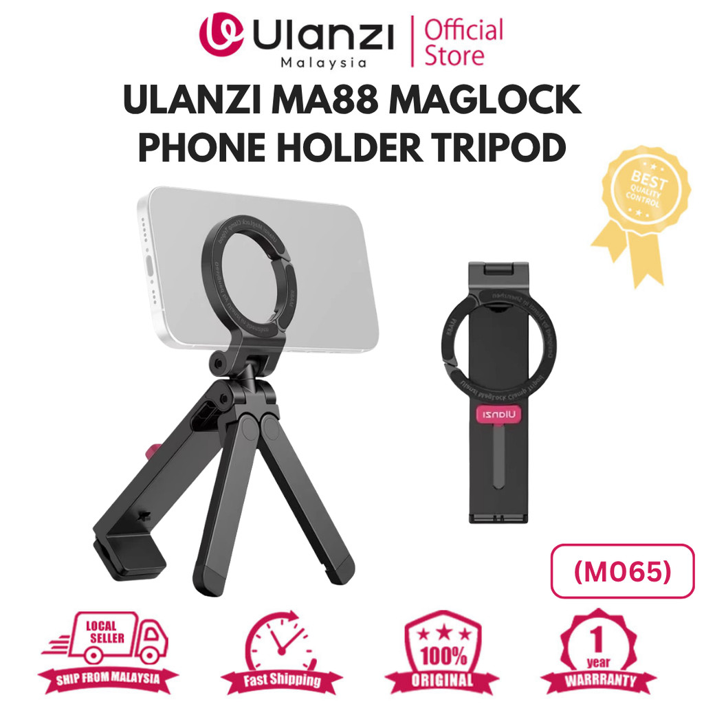 ULANZI MA88 MAGLOCK PHONE HOLDER TRIPOD (M065) | Shopee Malaysia