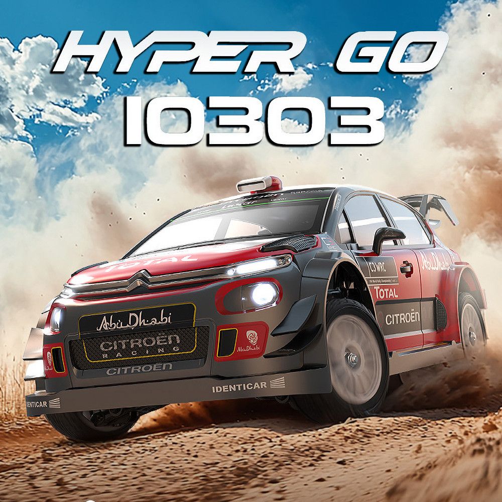 MJX Hyper GO 10303 WRC C3 Brushless RTR 1/10 RC Electric Remote Control ...