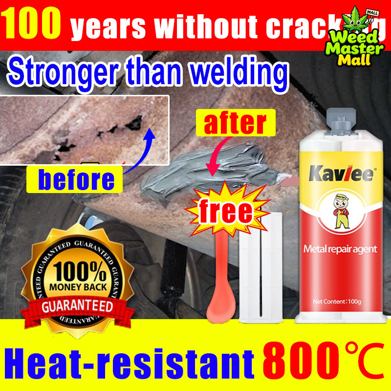 100years without cracking！strong metal glue 800℃Heat-resistant gam besi ...