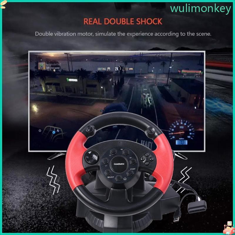 Racing Steering Wheel for PS3 / PS2 Game Steering Wheel PC Vibration ...