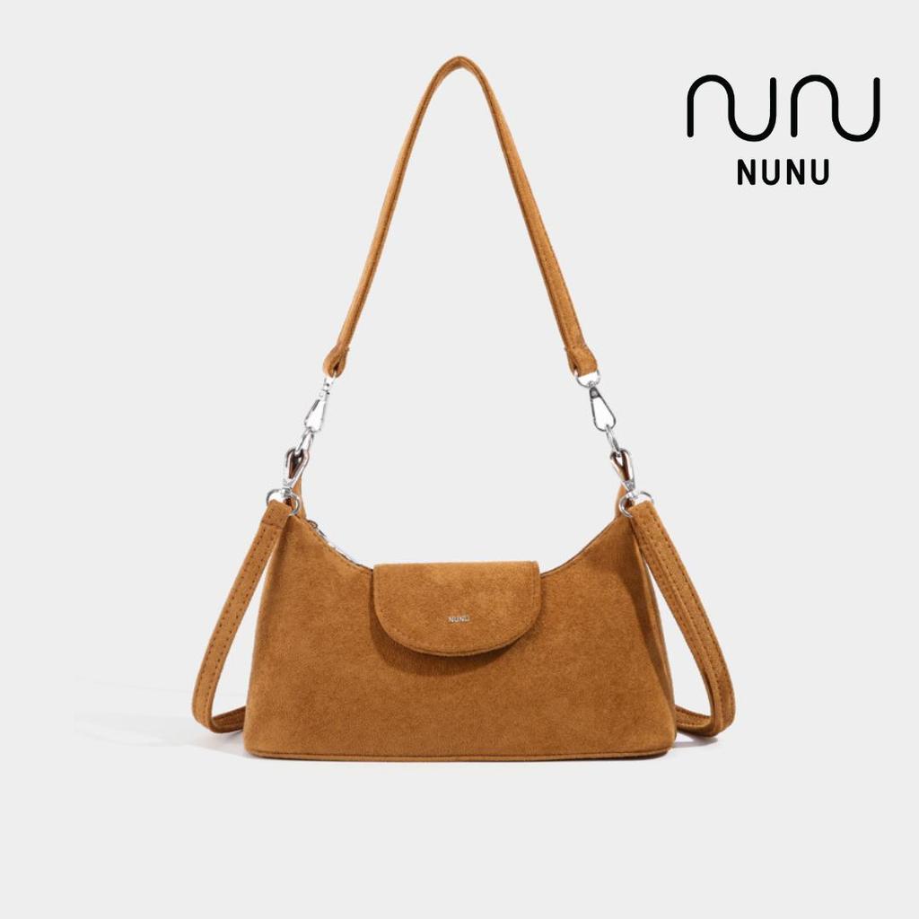 NUNU Ally Suede Bag - Women Fashion Crossbody & Shoulder Bag PU Leather ...
