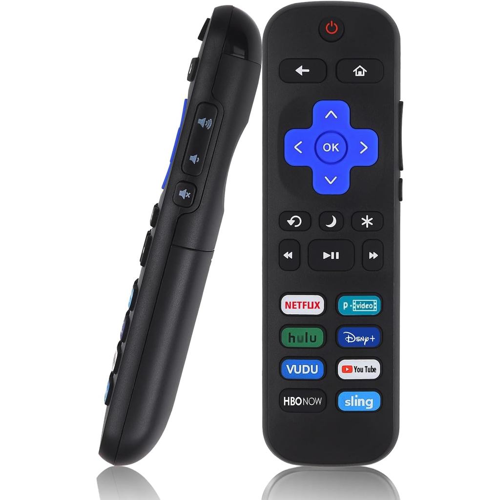 Kawalan Jauh Universal untuk TV Roku, Penggantian untuk TCL/Onn/Hisense ...
