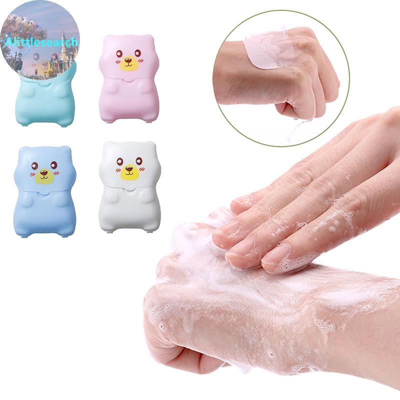 Alittlesearch 50/100 Sheets Hand Washing Soap Sheet For Outdoor Travel ...