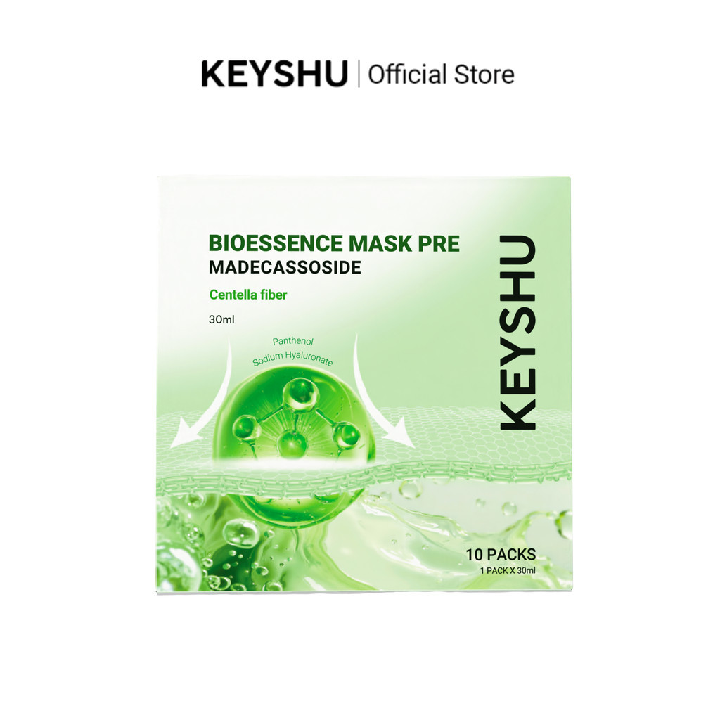 Bioessence Mask Premium KEYSHU Gotu kola Mask Box Moisturizes, Softens ...