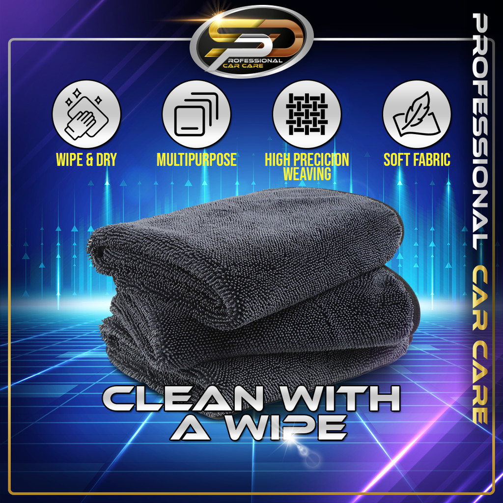 Ultra Water Absorbent Twisted Loop Microfiber Drying Cloth Car ...