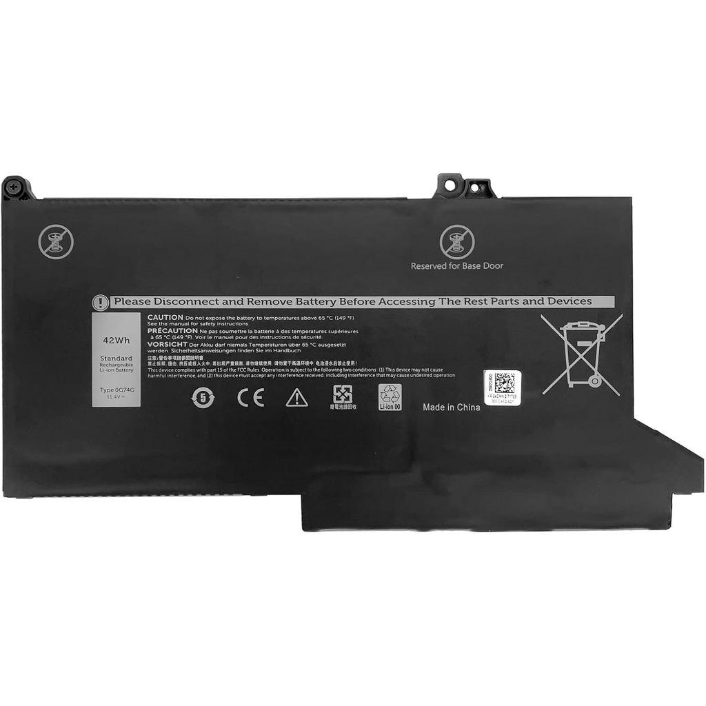0G74G Laptop Battery Replacement for Dell Latitude 5300 2-in-1 5310 ...