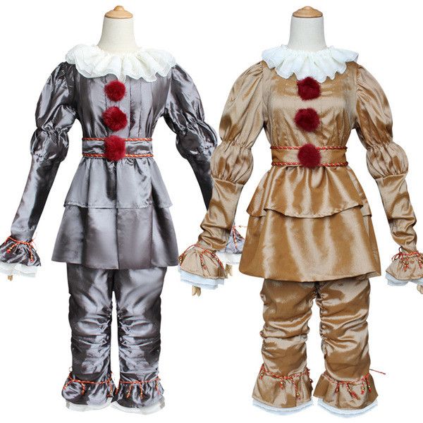 Clown Back to Soul cos Costume Pennywise cosplay Halloween Costume ...