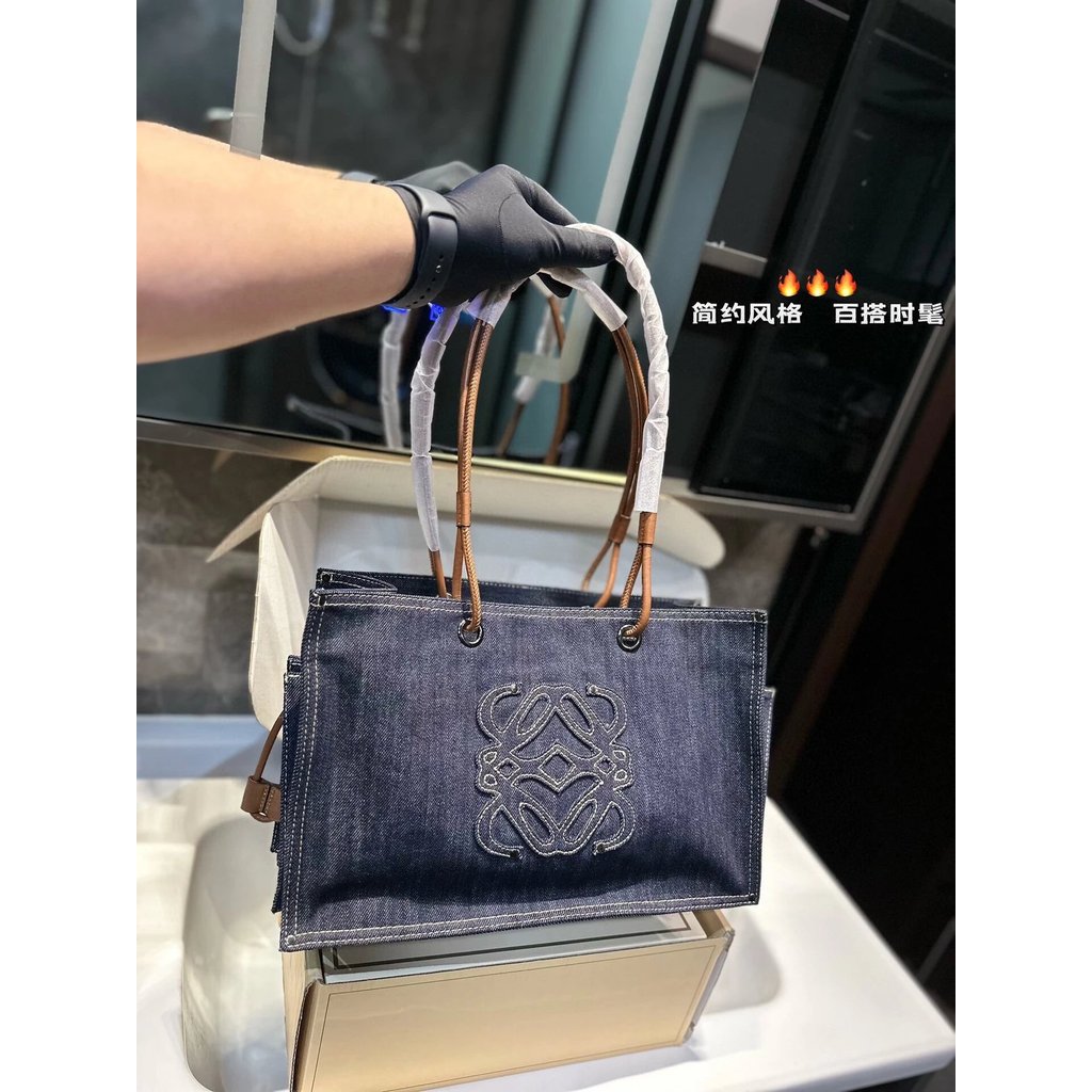 LOEWE/LOEWE Shopping Bag Tote Bag Handbag | Shopee Malaysia