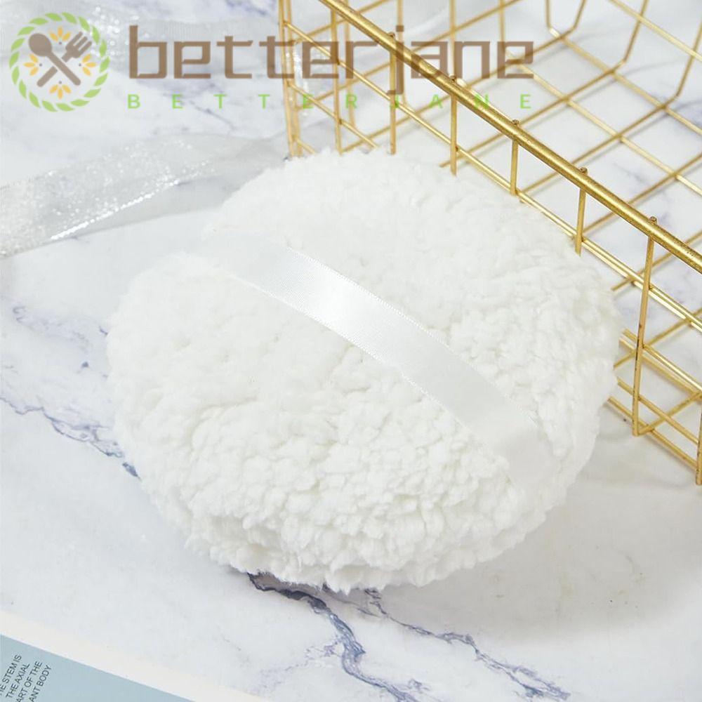 BETTER-JANE Powder Puff, Extra Large Long Plush Body Powder Applicator ...