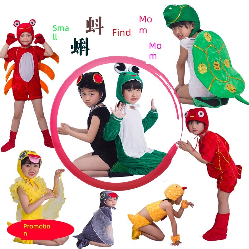 flora fauna costume kids animal costume for kids Berudu kecil mencari ...